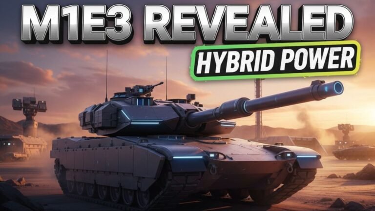 US Army M1E3 Tank: Hybrid Engine and Lighter Armor Revealed