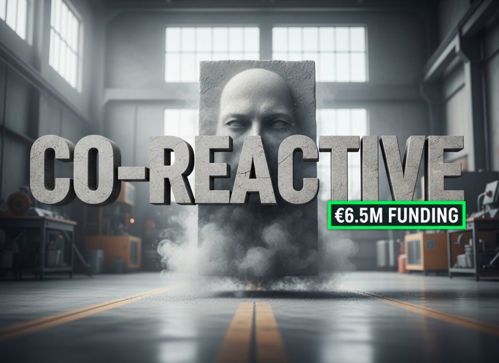 German Startup Co-reactive Raises €6.5M for Carbon-Negative Cement
